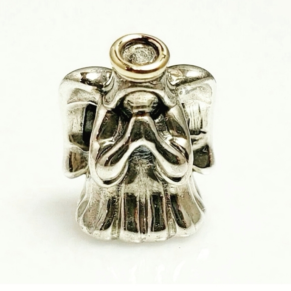 Pandora | Accessories | Authentic Pandora Charm 4k Accent Praying Angel ...